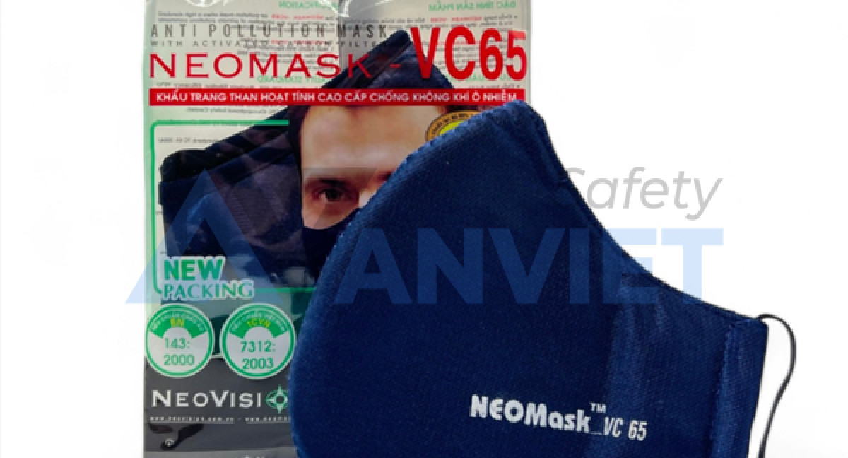 Khẩu trang NeoMask VC65 than hoạt tính, lọc bụi mịn kháng khuẩn H114